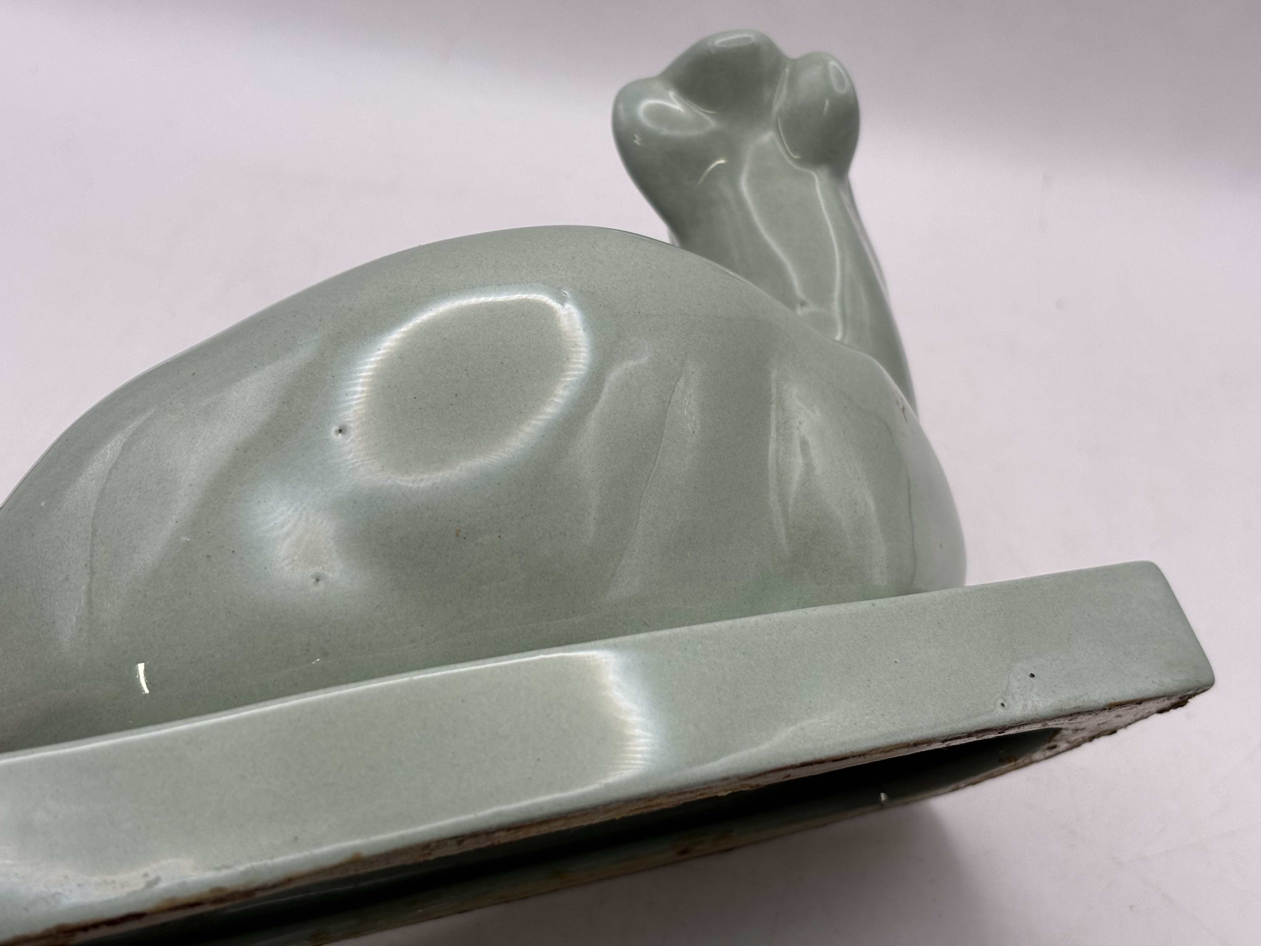 John Skeaping (1901-1980) for Wedgwood: A celadon pale green glazed ...