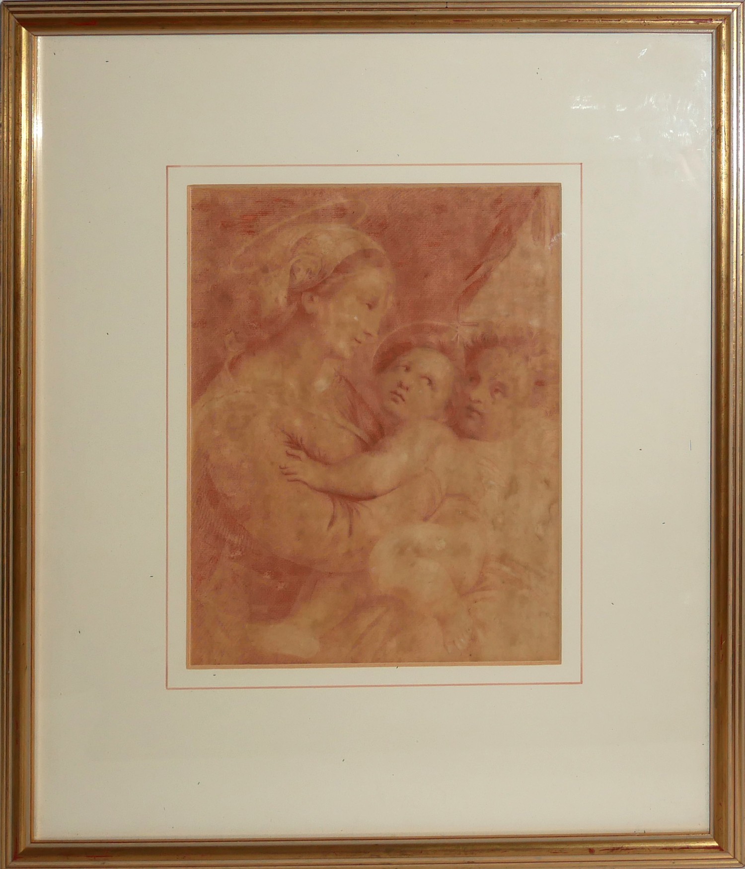 AFTER RAPHAEL, 1483 - 1520, AN 18TH CENTURY RED CHALK GROUP ...