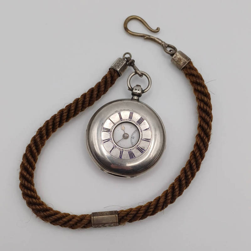 A VICTORIAN SILVER HALF HUNTER POCKET WATCH BY SAMUEL YEOMANS, CHESTER ...