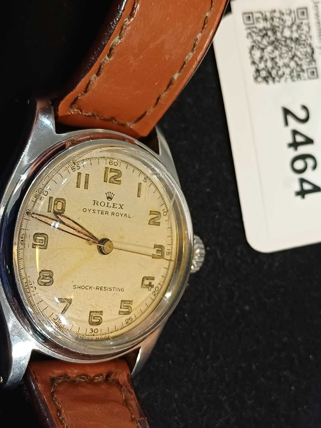 Rolex: A Stainless Steel Centre Seconds Wristwatch, signed Rolex, Shock ...
