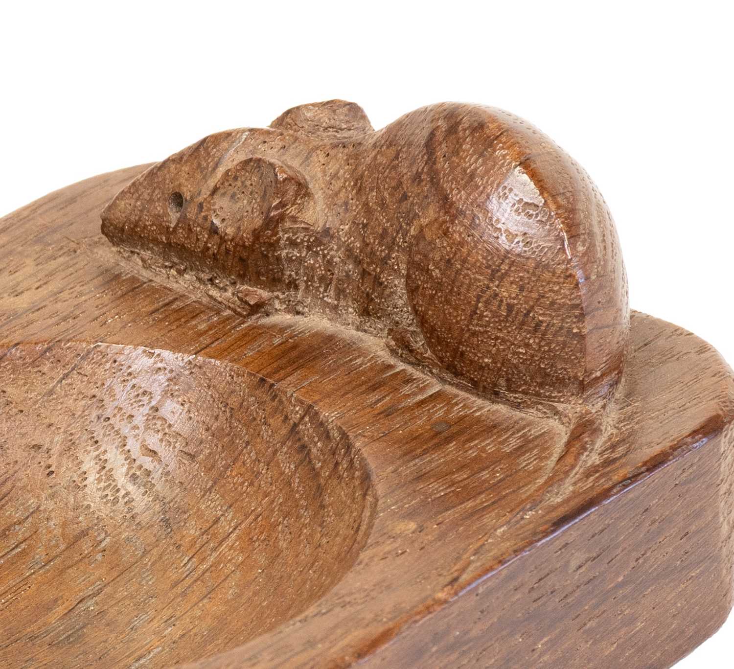 Robert Mouseman Thompson (1876-1955): An English Oak Ashtray, of ...