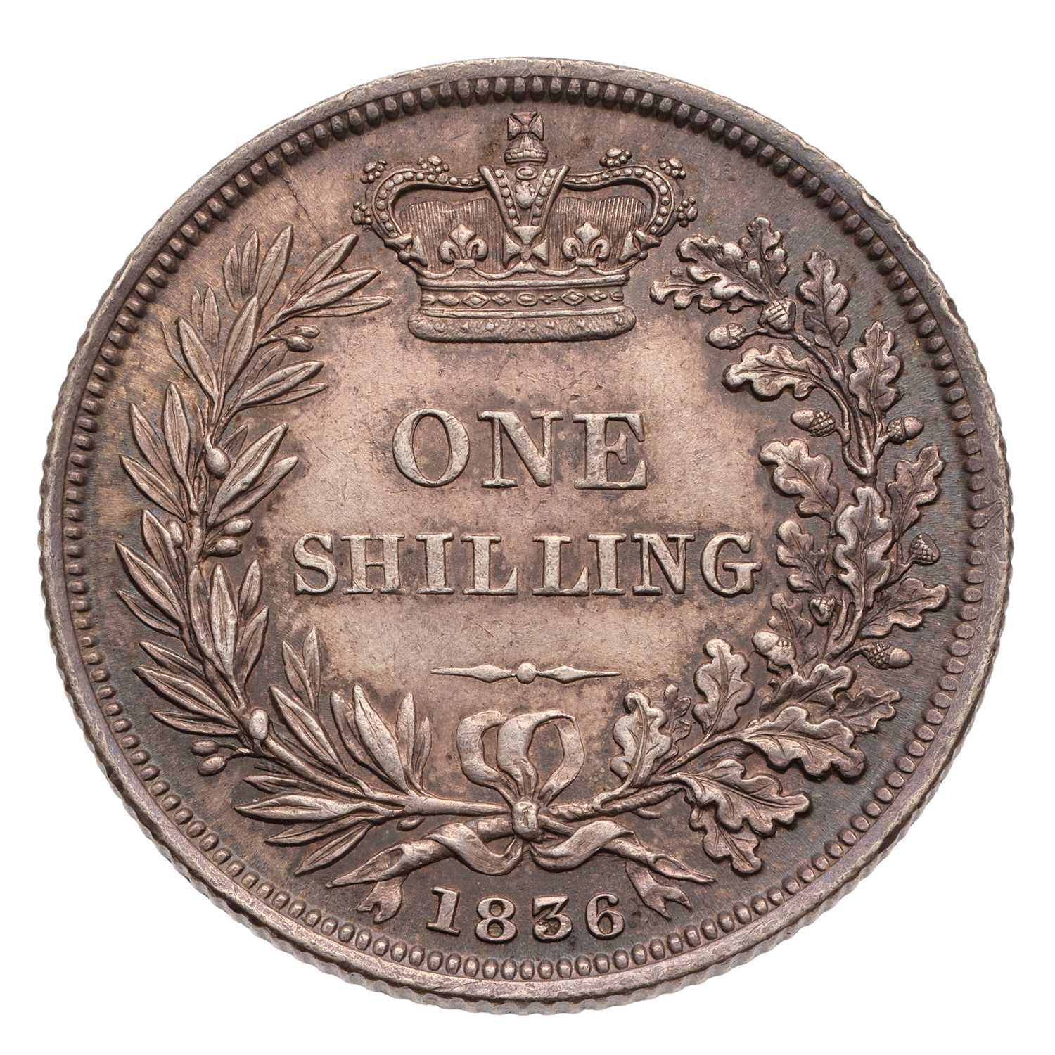 William IV, Shilling 1836, (Bull 2494, ESC 1273, S.3835), toned and ...