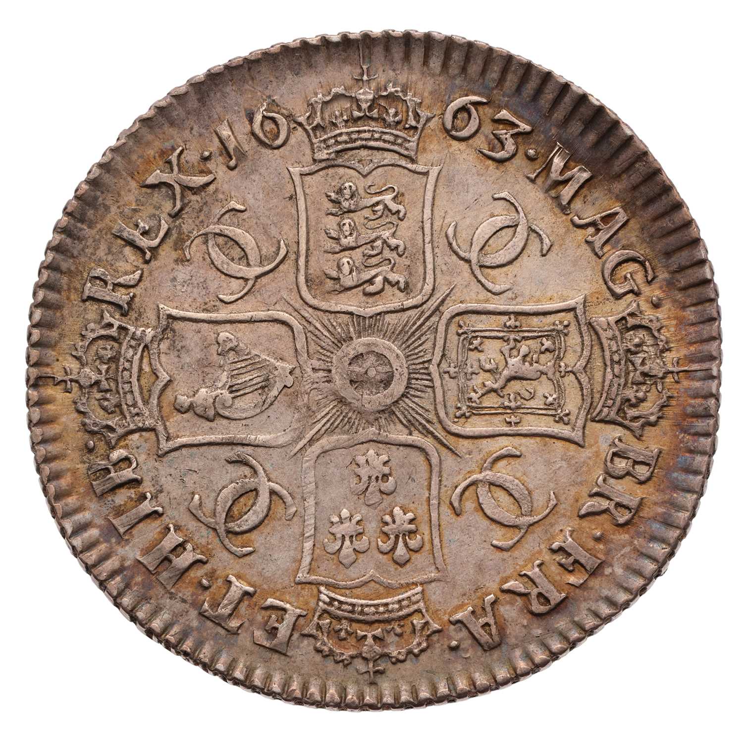 Charles II, Shilling 1663, first bust variety, (Bull 506, ESC 1025, S ...