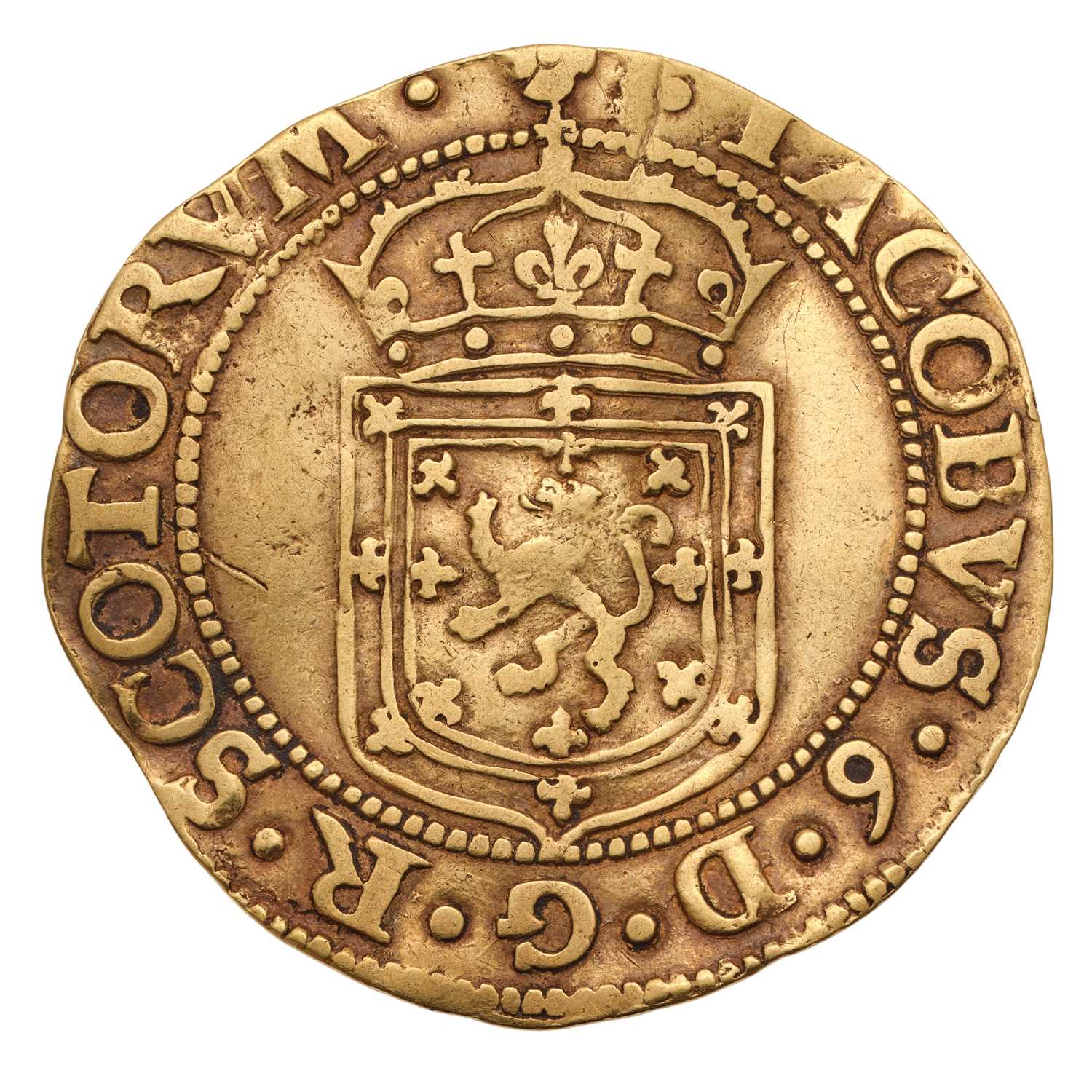 Scotland, James VI, Sword and Sceptre Piece 1602, eighth coinage, mm ...