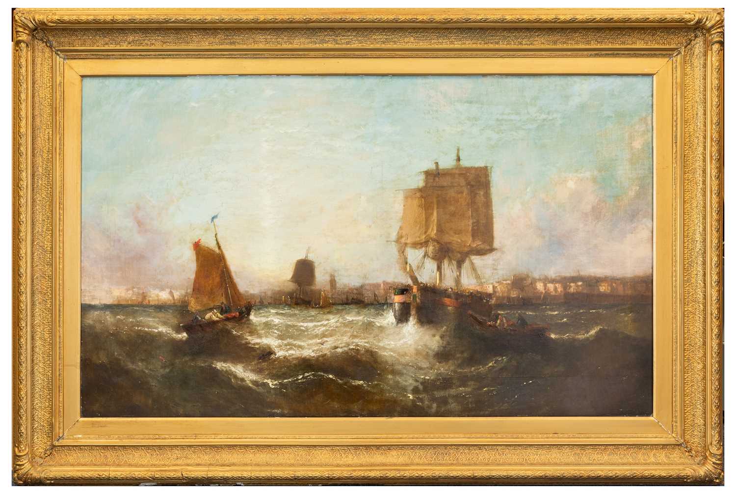 Attributed to William Calcott Knell (1830-1880) "Morning off Dundee ...