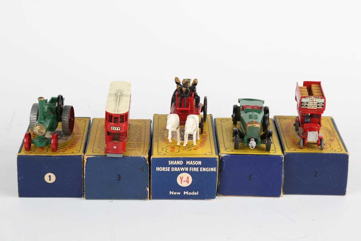 Twelve Matchbox Models of Yesteryear, including No. 1 Allchin Traction ...