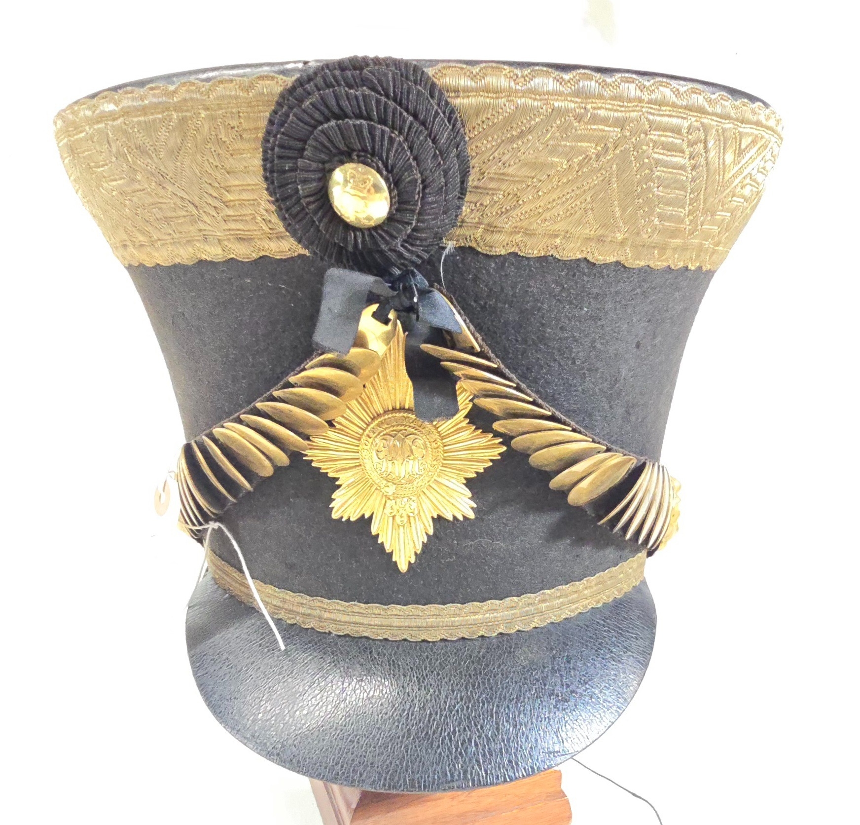 A fine Bell-Top Shako of the Grenadier Guards c.1830, with gilt star ...