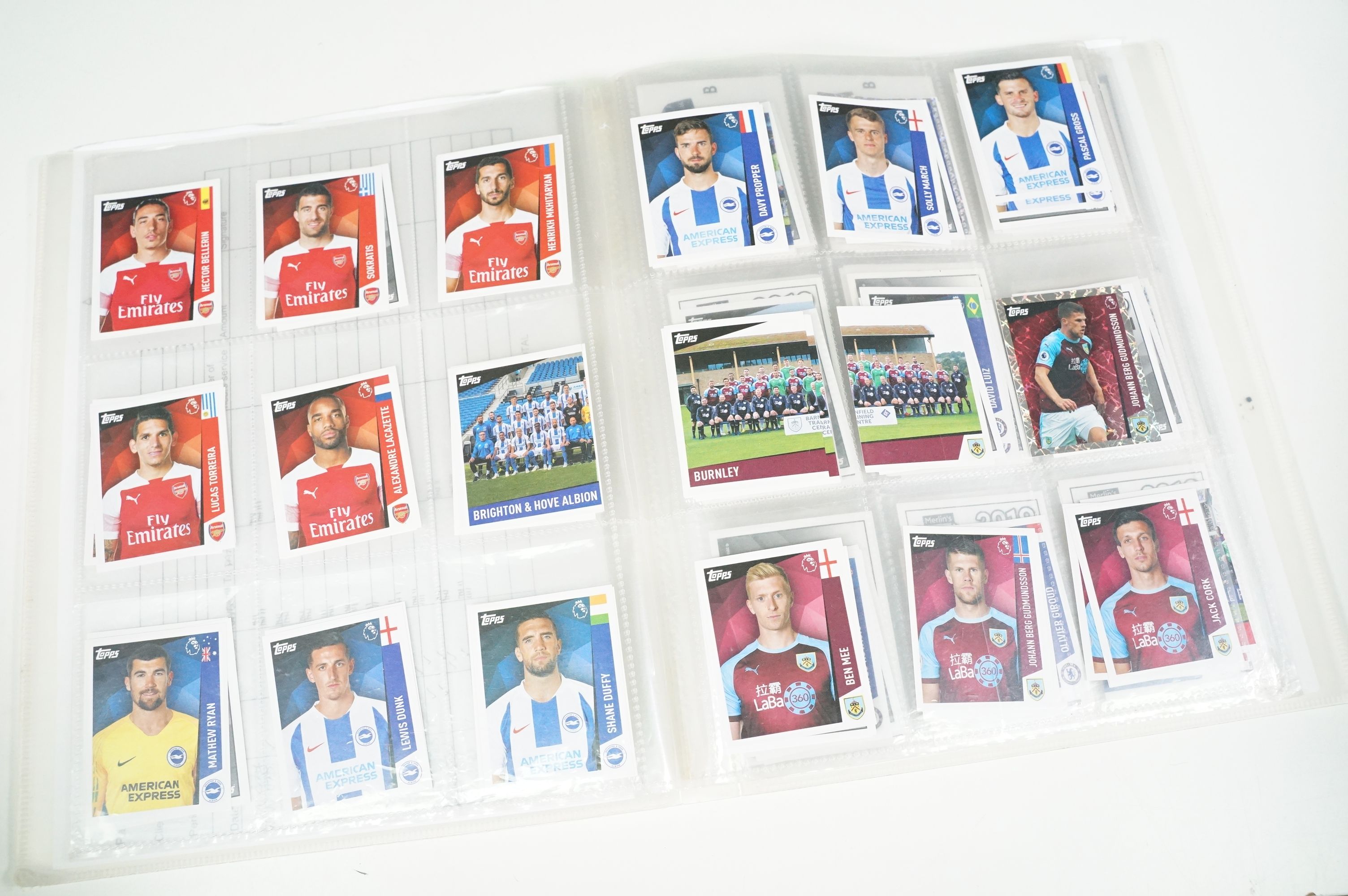 Football Stickers - Large collection of contemporary unused stickers to ...