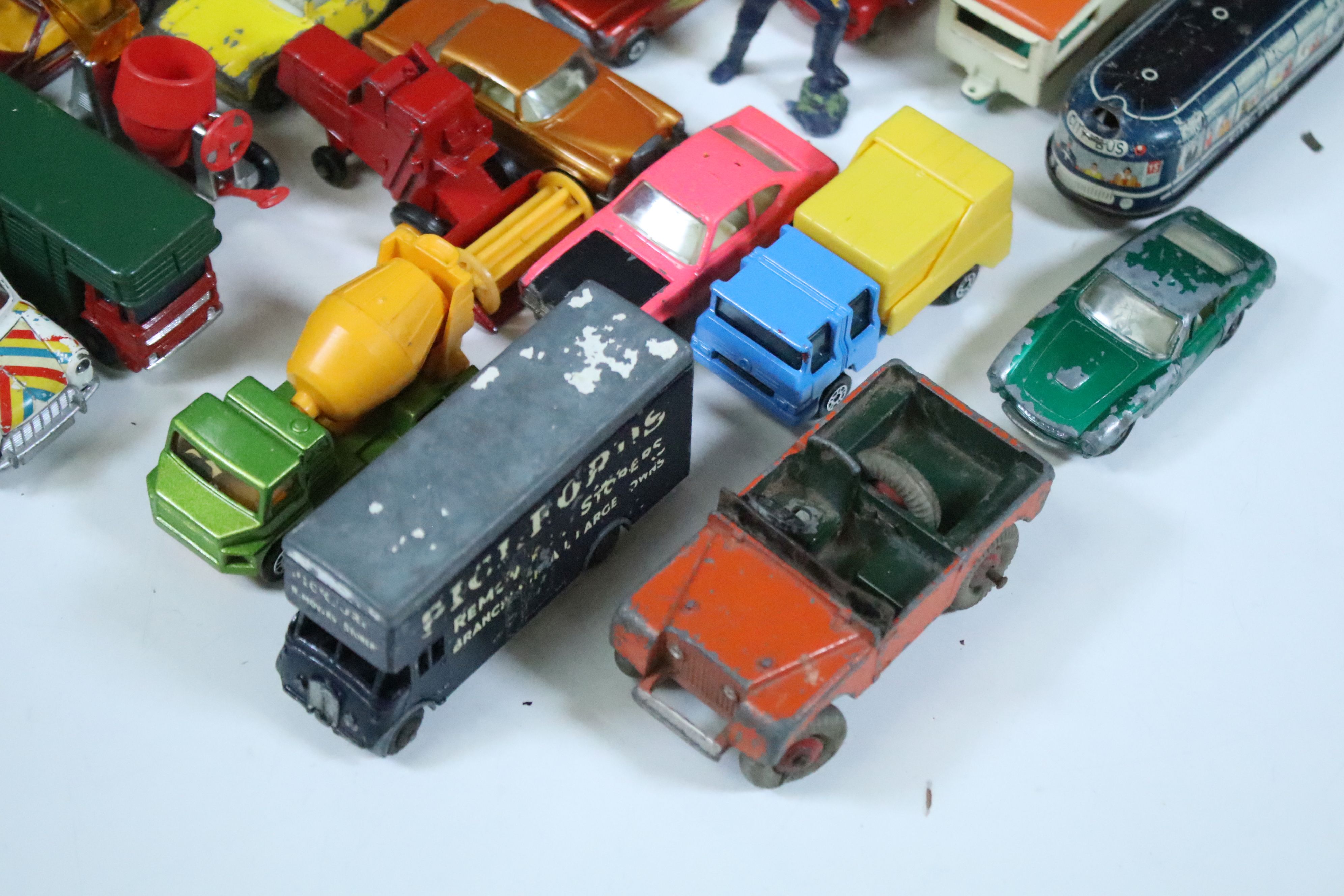 Collection of Mid 20th C onwards playworn diecast models to include ...