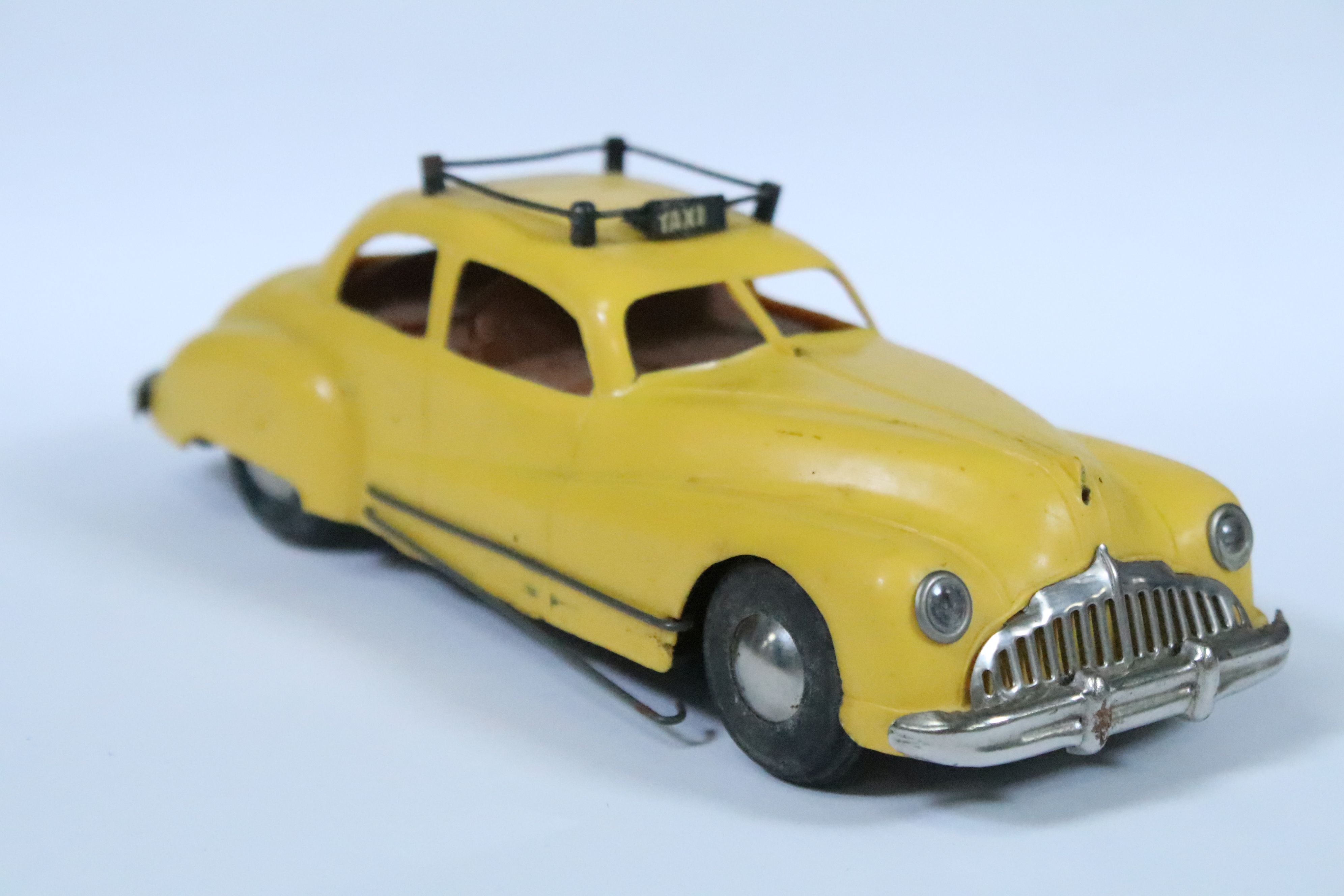 Boxed Triang Minic clockwork No. 2 Minic Taxi plastic model in yellow ...