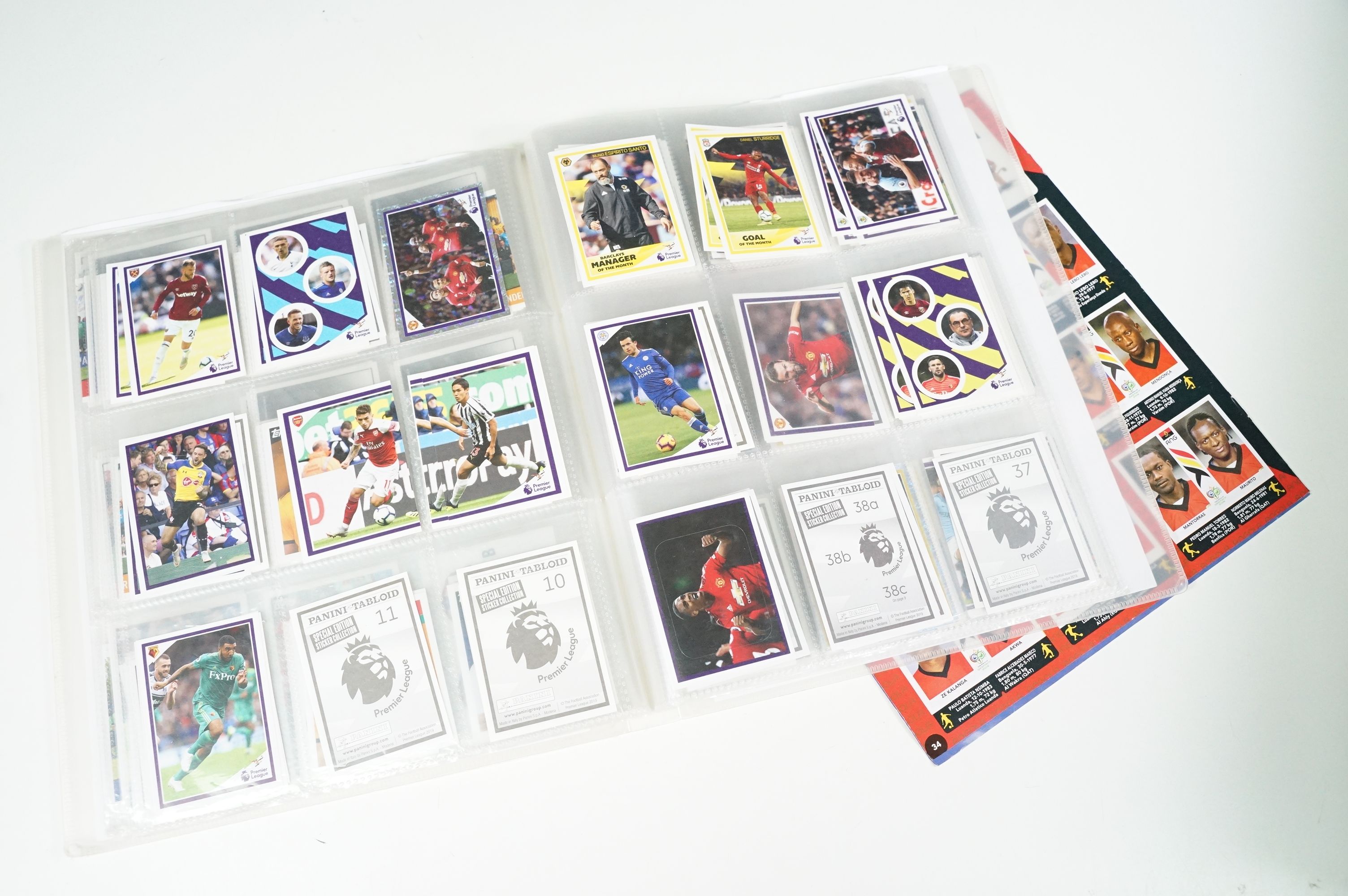 Football Stickers - Large collection of contemporary unused stickers to ...