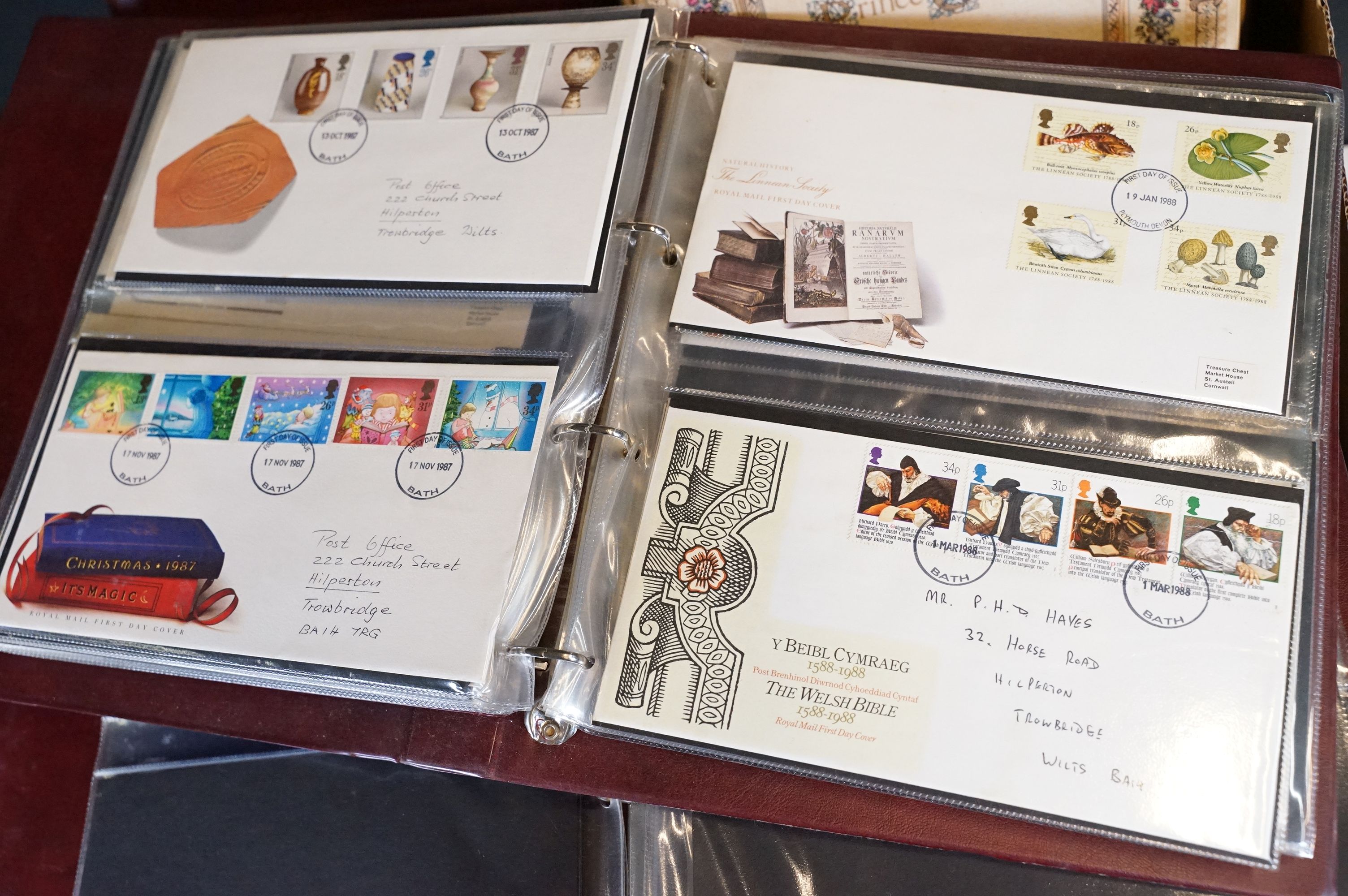 A large collection of British and commonwealth stamps mounted and well ...