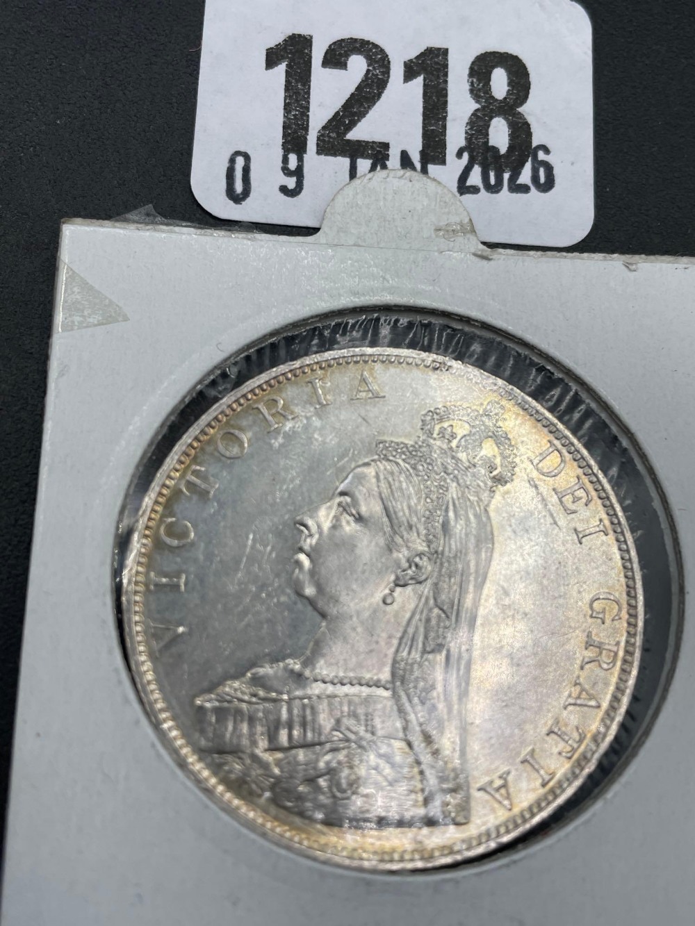 Double Florin 1887 Good Condition