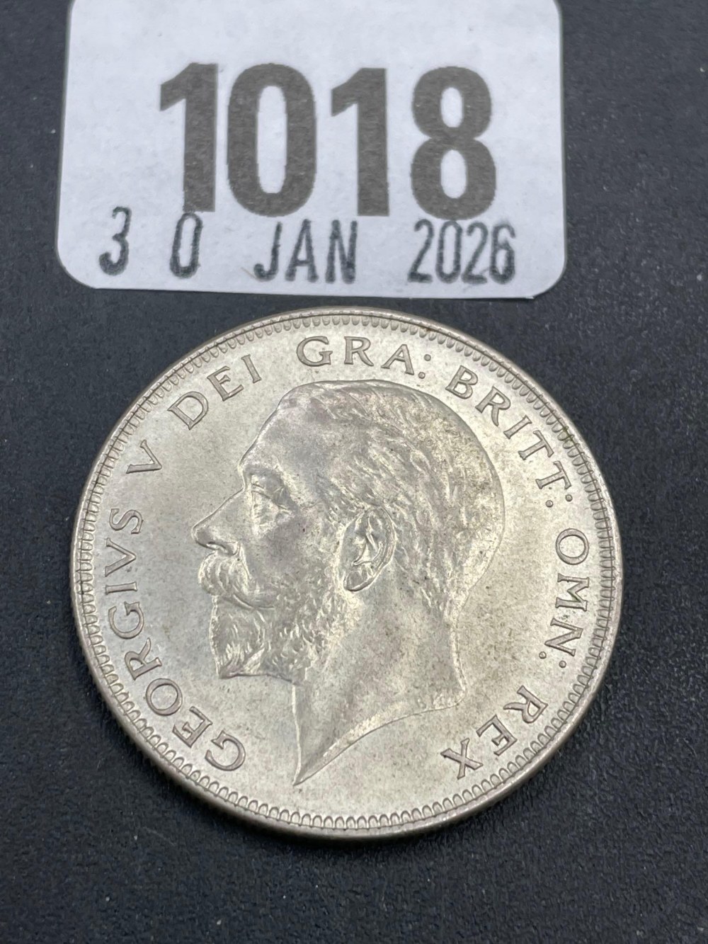 Half crown 1928, near mint state
