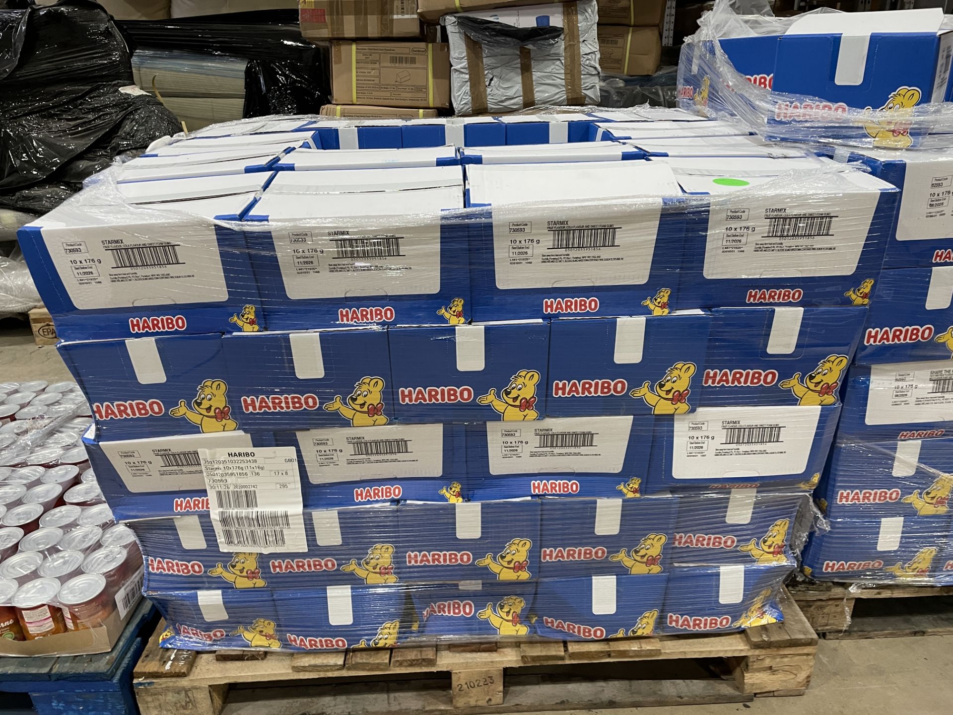 200 X BRAND NEW PACKS OF 11 176G MINI BAGS HARIBO SHARE THE HAPPY ...