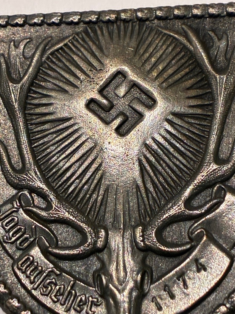 WW2 German Hunting Association Badge - Numbered Good condition