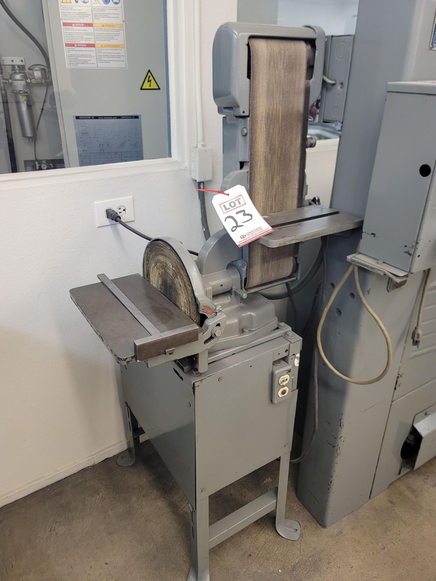 DURO COMBINATION 6" BELT/10" DISC SANDER/GRINDER, 1/2 HP, MODEL PD3066 ...
