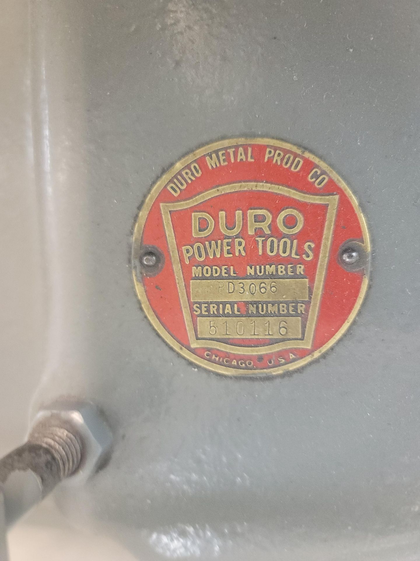DURO COMBINATION 6" BELT/10" DISC SANDER/GRINDER, 1/2 HP, MODEL PD3066 ...