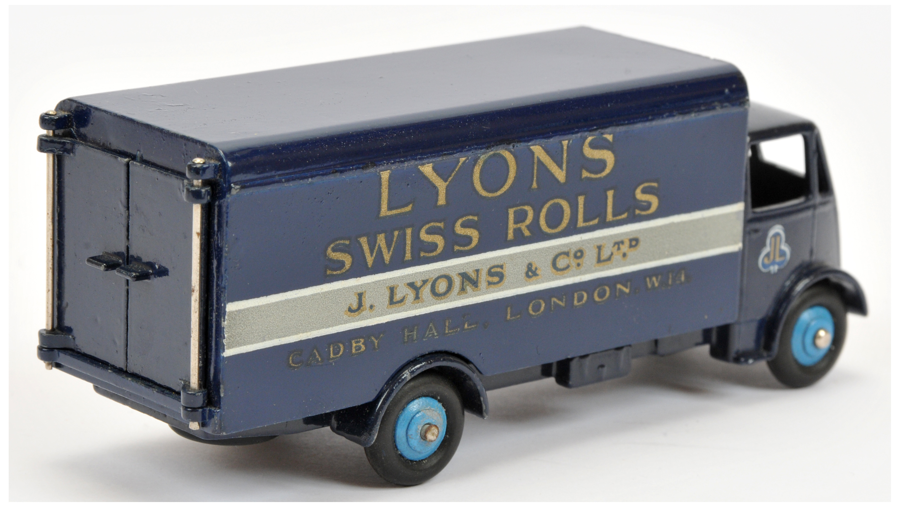 Dinky Toys 514 Guy (Type 1) "Lyons Swiss Rolls" Van - Blue cab, chassis ...