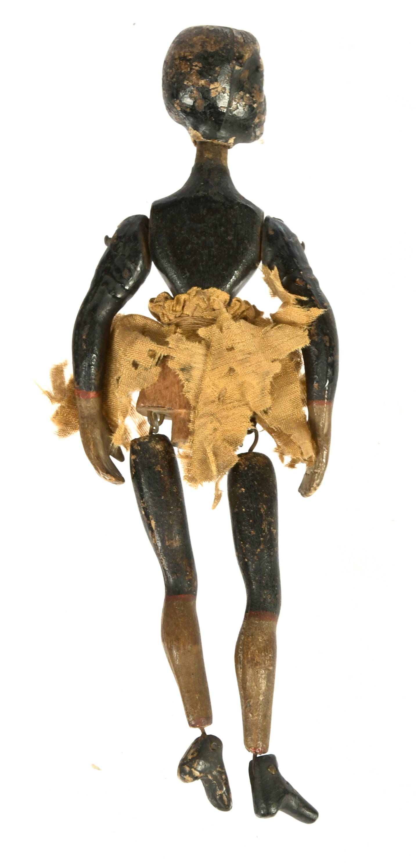Black Americana Folk Art dancing Jigger doll, c1860, wooden African ...