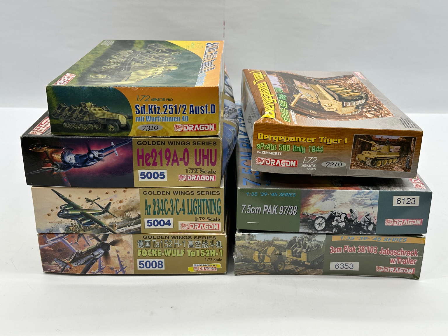 Dragon Models, a boxed group of seven mixed-scale kits.The selection ...