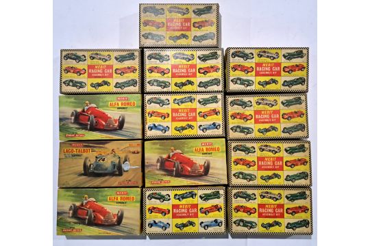 Merit Plastic Kits, a boxed 1:24 scale Racing Car group to include Alfa ...