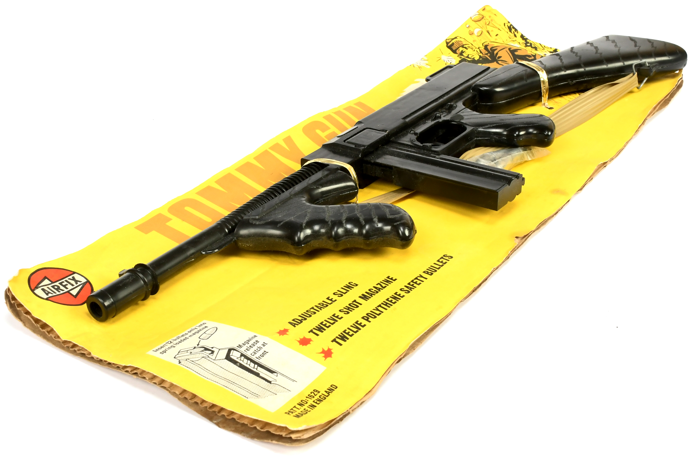 Airfix - Patt. No' 1629 - "Tommy Gun" - Thompson Sub Machine Gun, First ...