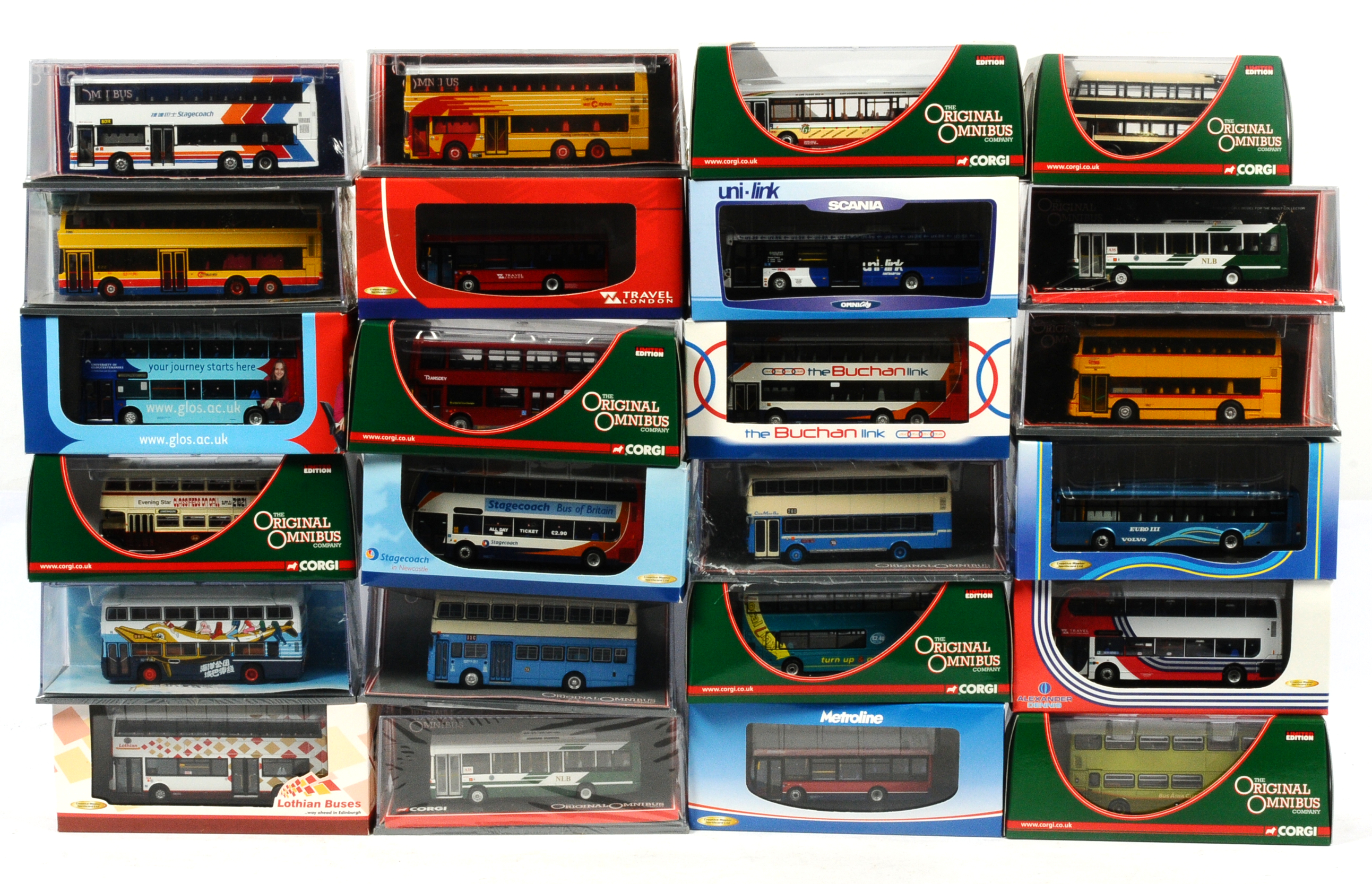 Corgi Original Omnibus, a boxed Bus & Coach group. Although unchecked ...