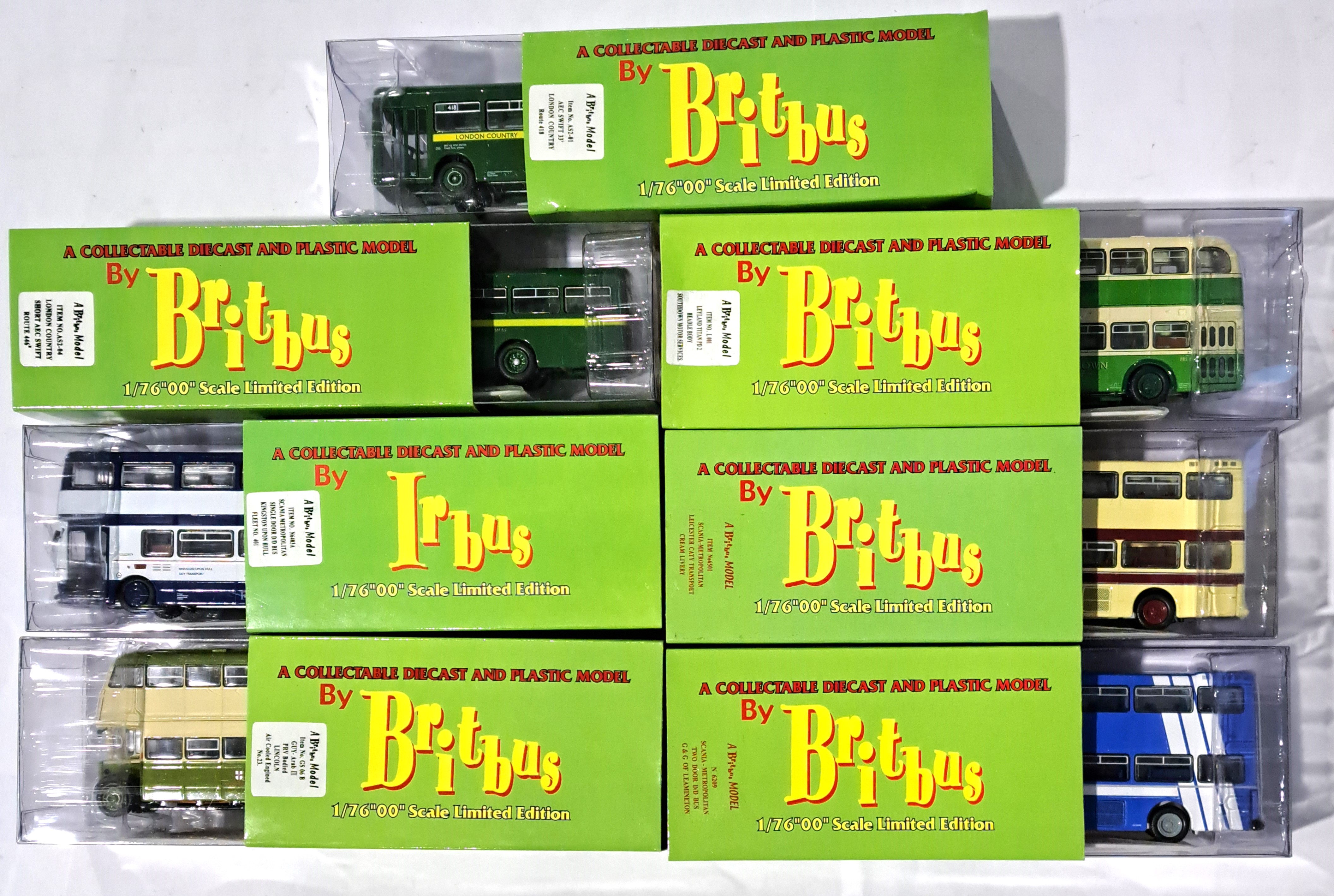 Britbus & Irbus, a boxed bus group to include L001 Leyland Titan PD2 ...