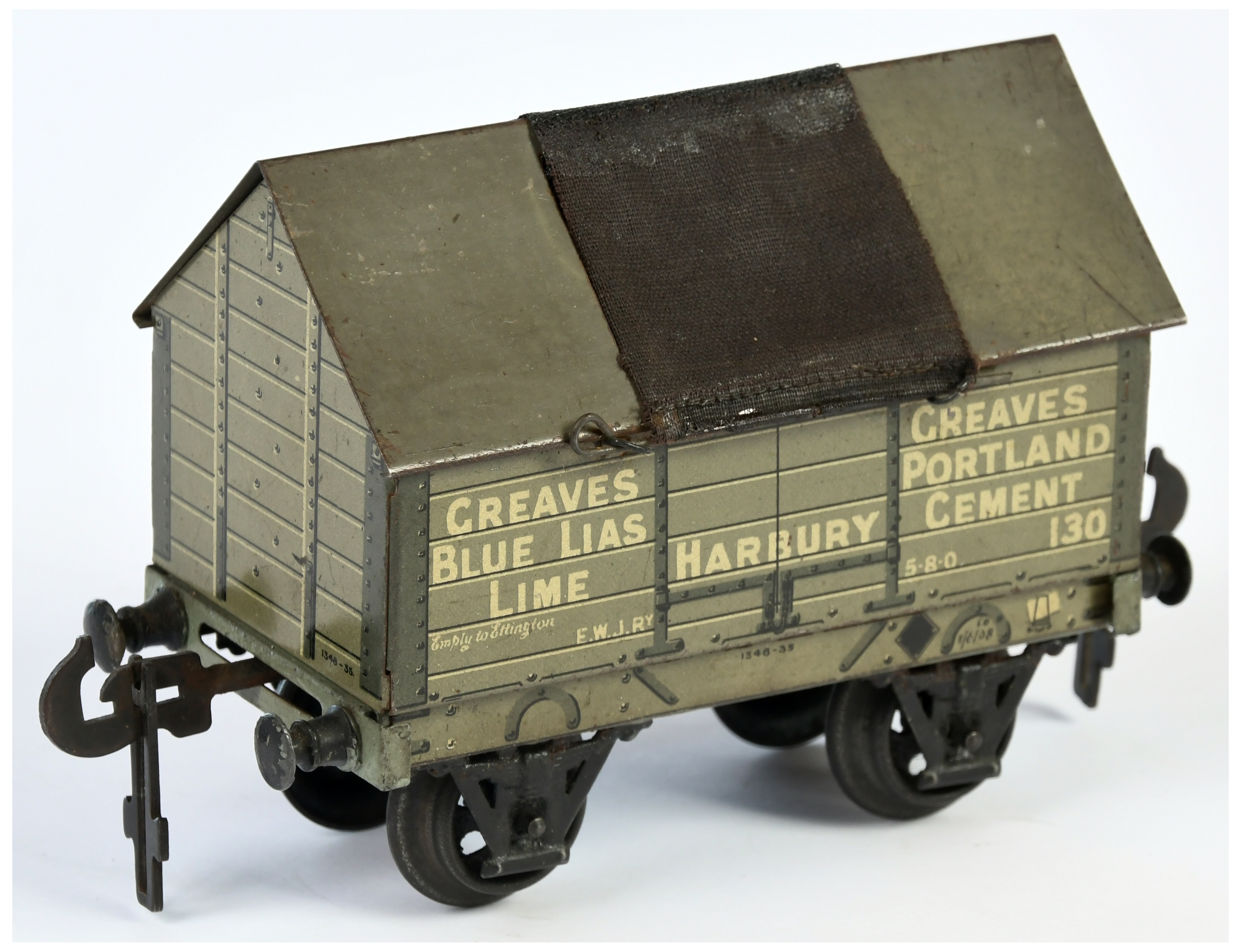Bassett-Lowke Greaves Blue Lias Lime / Greaves Portland Cement covered ...