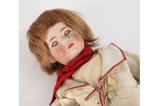 Charakterpuppe. Kämmer & Reinhardt. Kopfmarke: K & R Simon & Halbig 115 ...