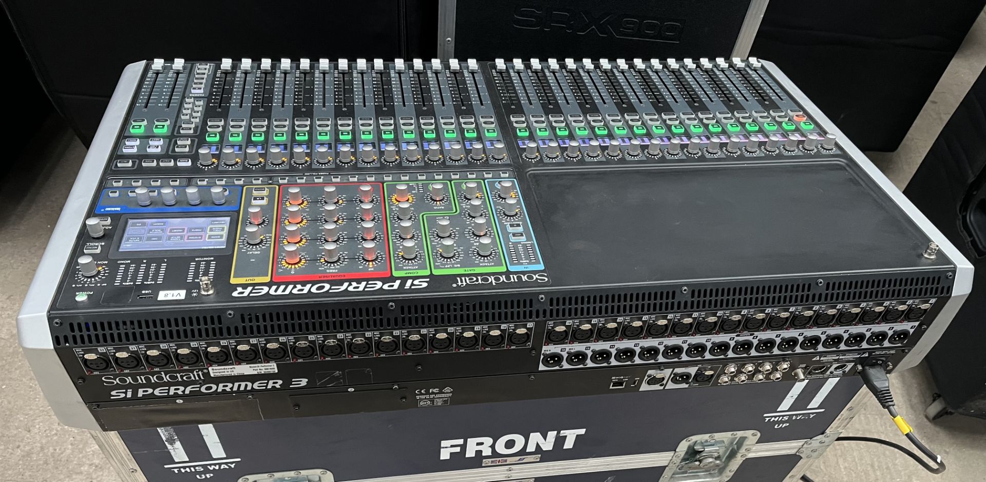 A Soundcraft Performer 3 Digital mixing console. Digital mixing console ...