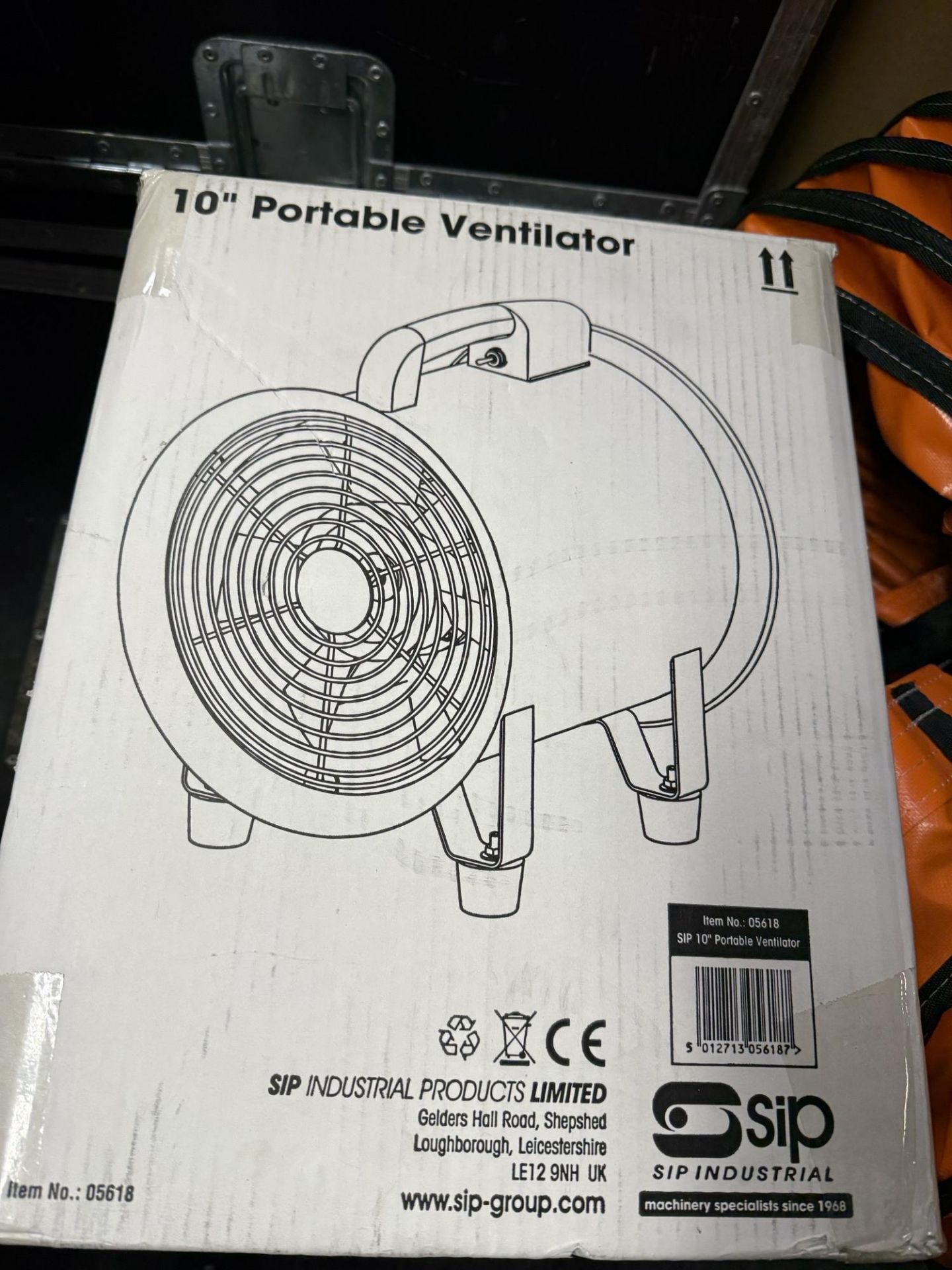An SIP 10in 240v Portable Ventilator with 2 x Hoses/Tubes: Located at ...