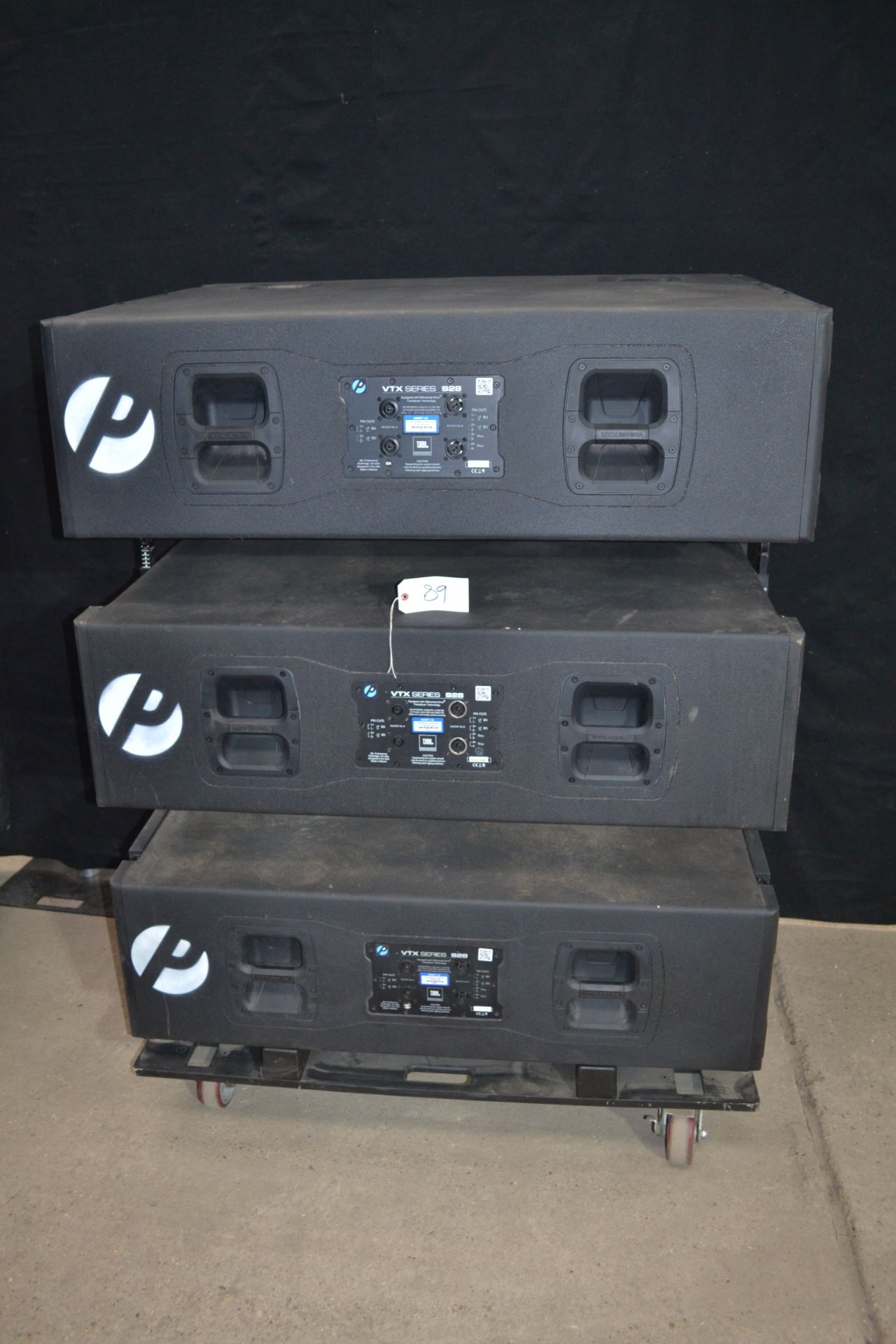 3 of JBL VTX S28 Dual 18in Professional Sub/Bass Cabinets. Set of 3 JBL ...