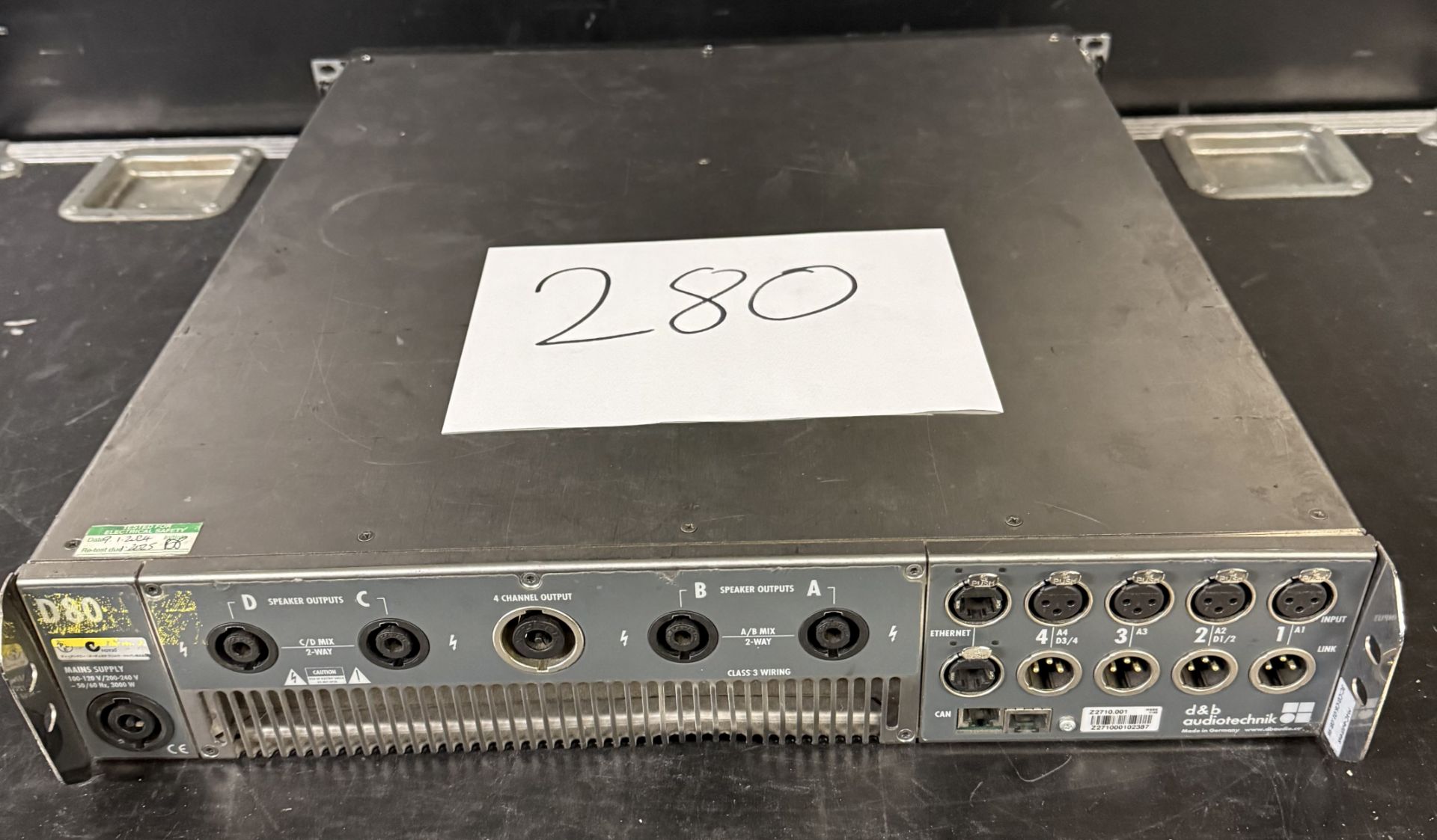 A D+B D80 Amplifier - Direct From Rental Stock: Located at 69 Melchett ...