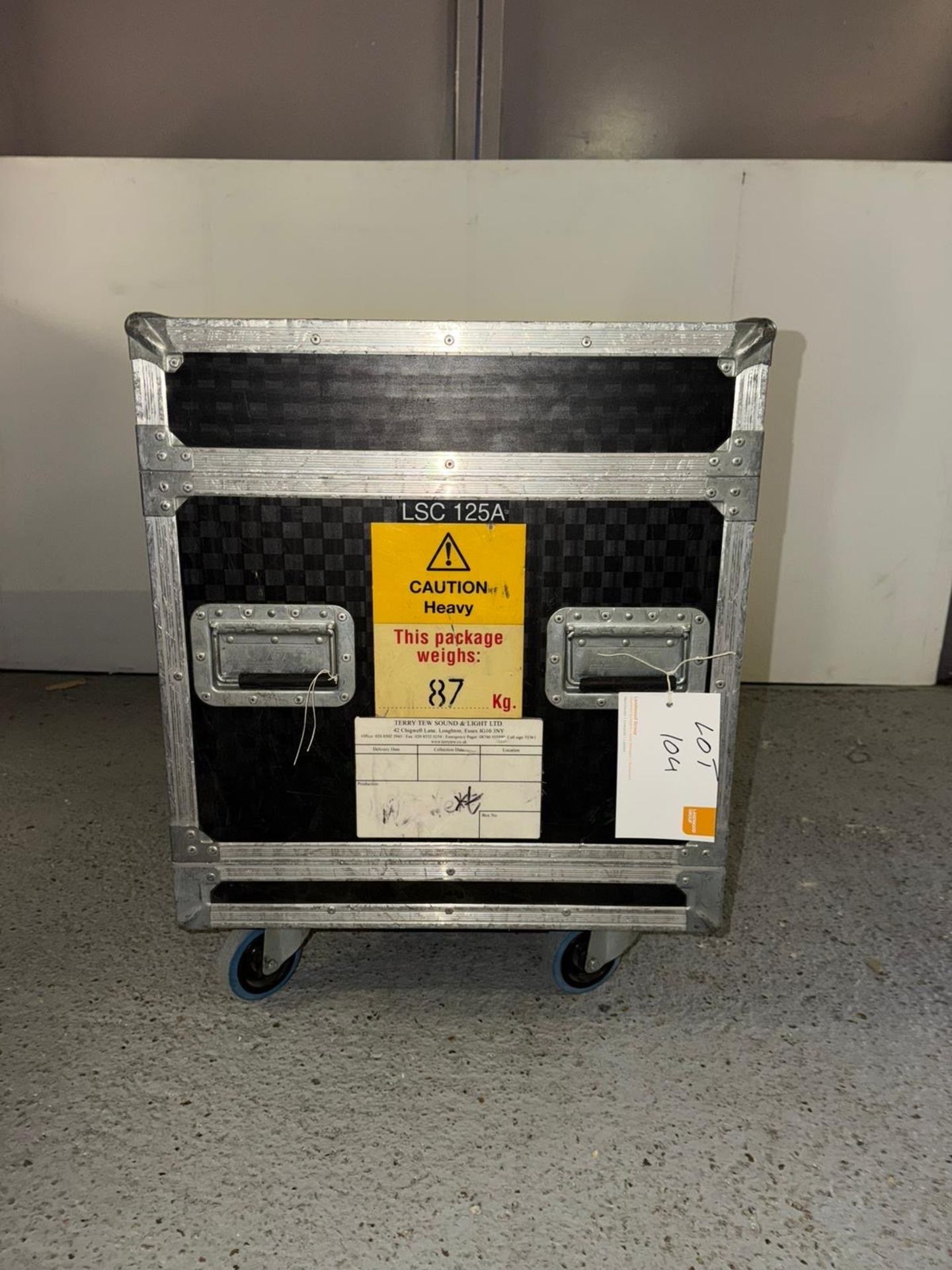 An LSC Dimmer E24 125A, 24 channel dimmer rack. 125A 3 phase plug ...