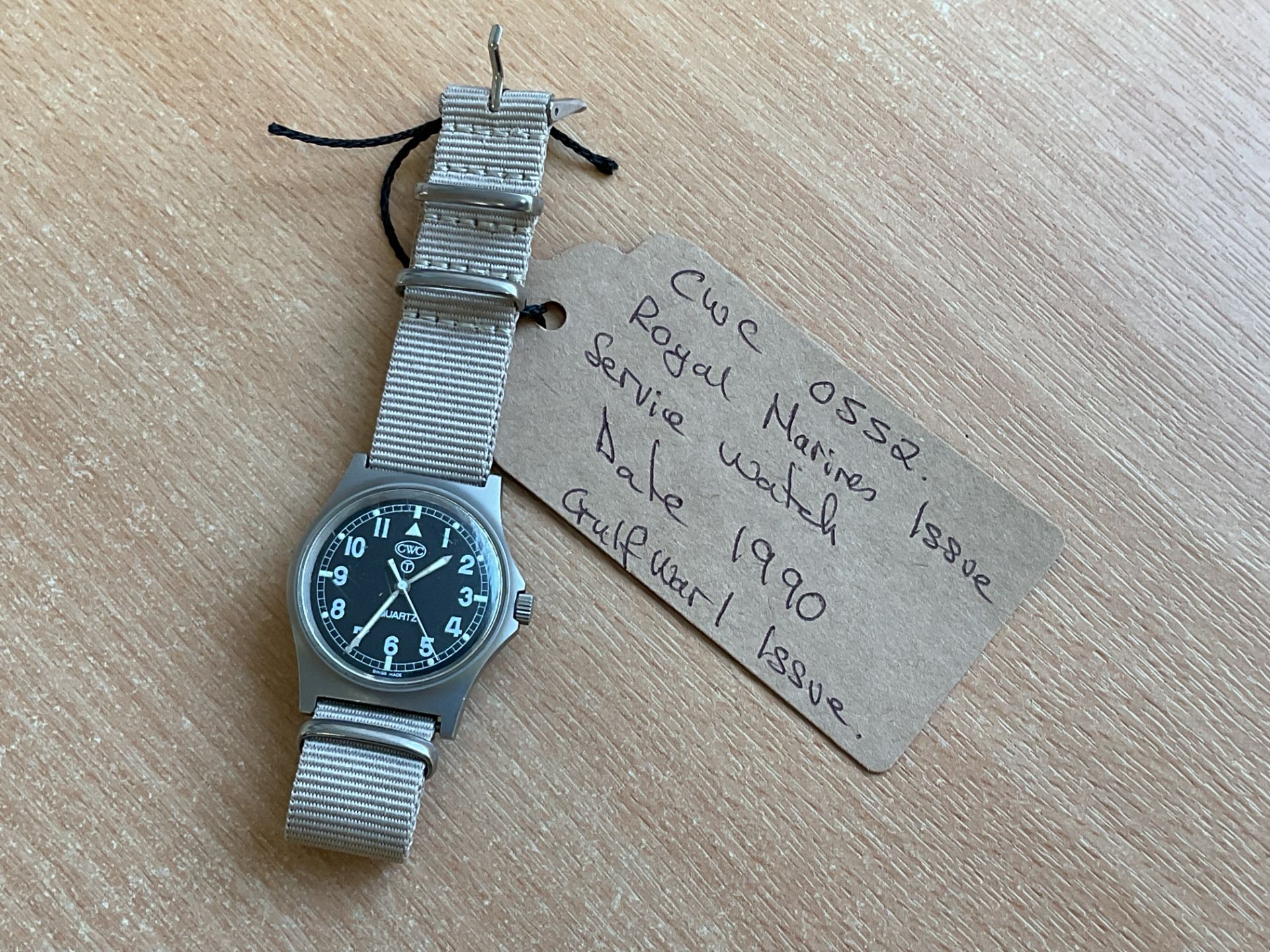 You are bidding on a: CWC 0552 Royal Marines Issue Service Watch, Date ...