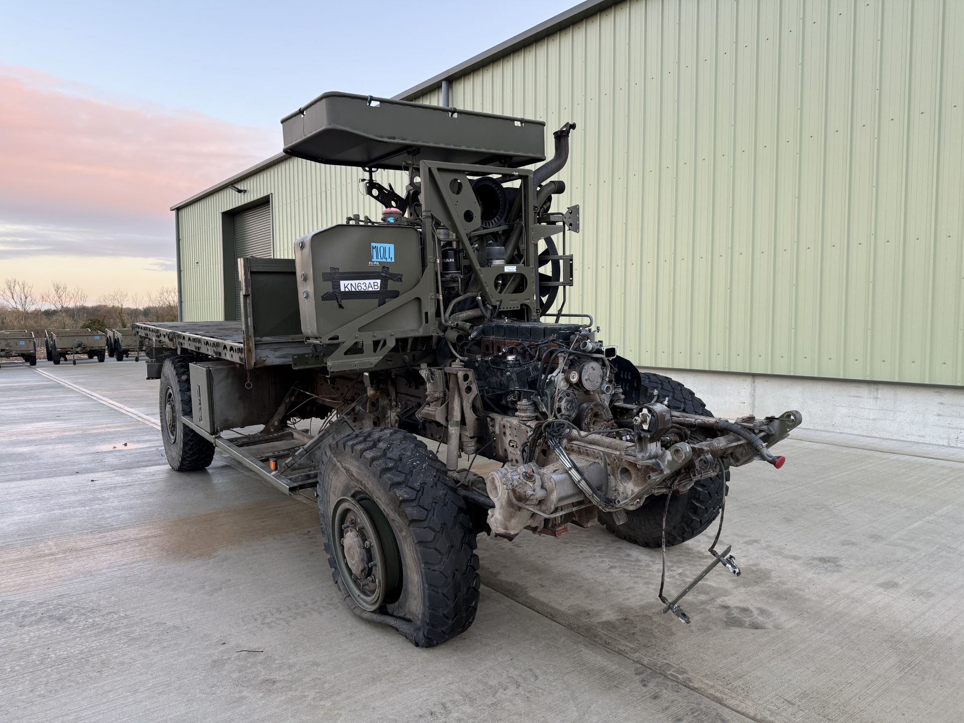 You are bidding on a: MAN HX60 4x4 SV Flatbed Truck, Direct from UK MOD ...