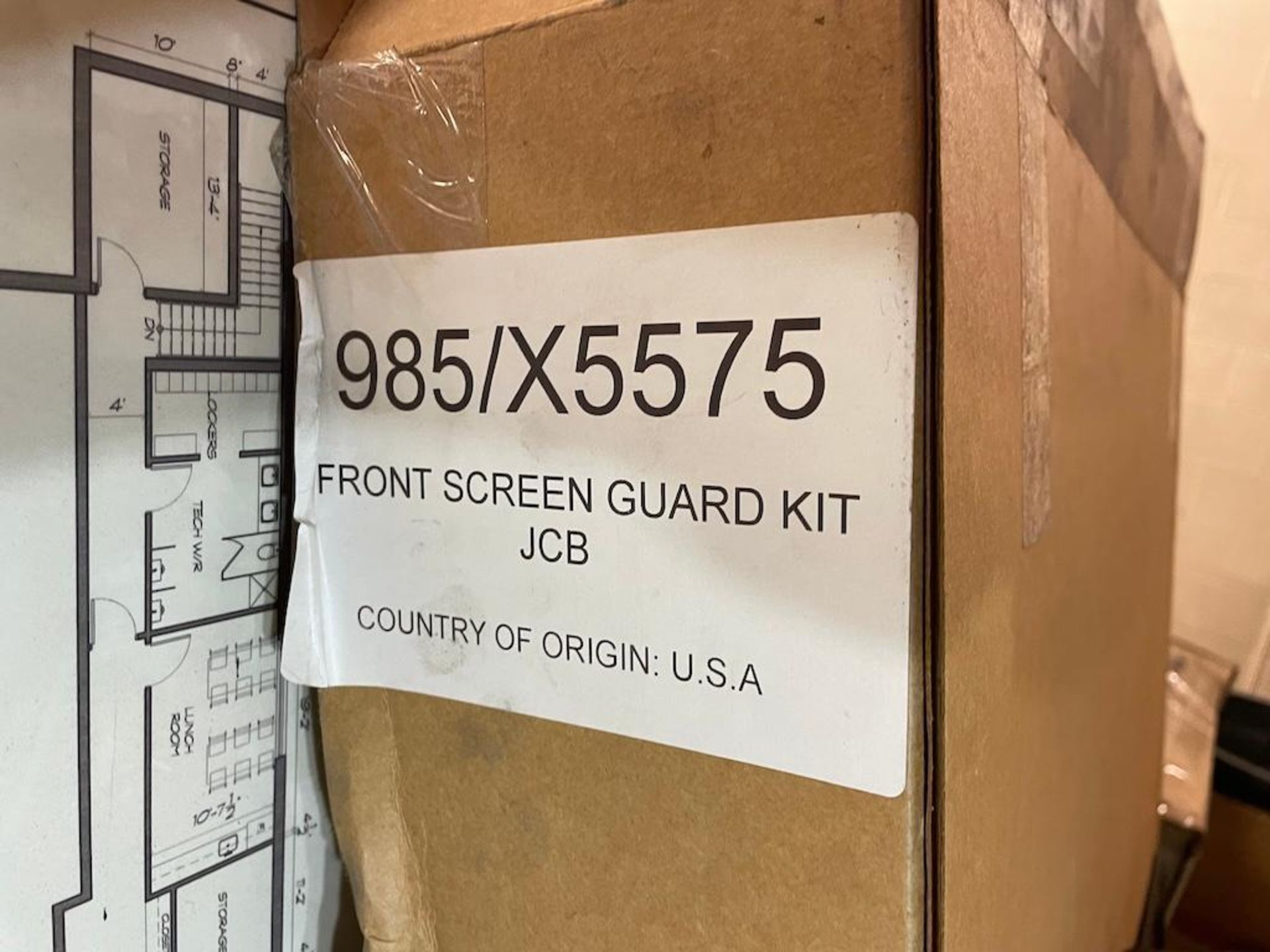 JCB FRONT SCREEN GUARD KIT BRAND NEW