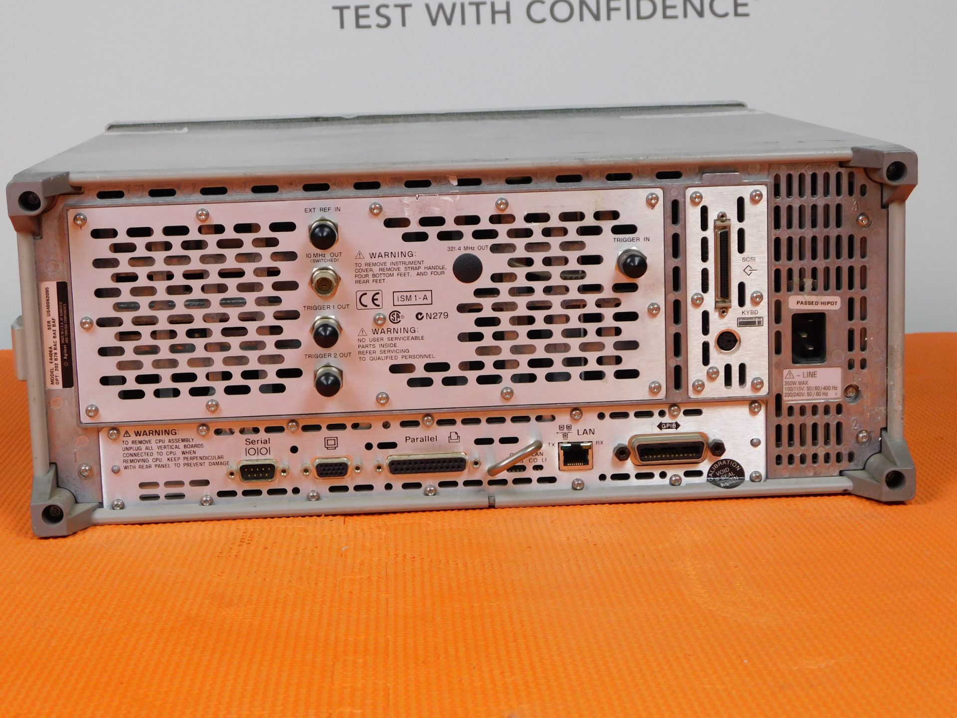 Keysight E4406A VSA Series Transmitter Tester, 7 MHz - 4 GHz This lot ...