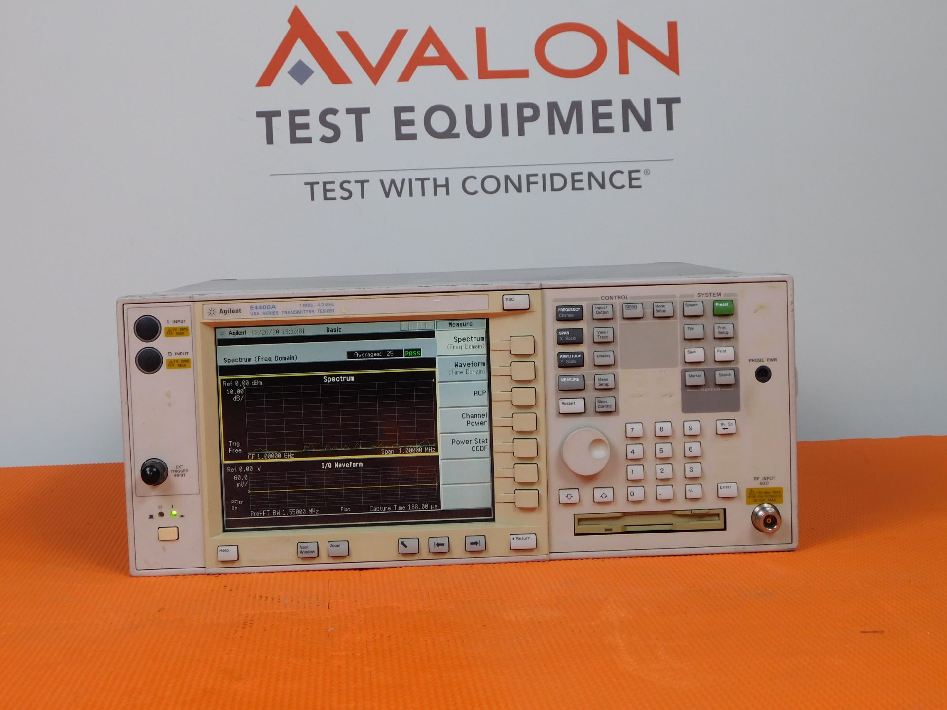 Keysight E4406A VSA Series Transmitter Tester, 7 MHz - 4 GHz This lot ...